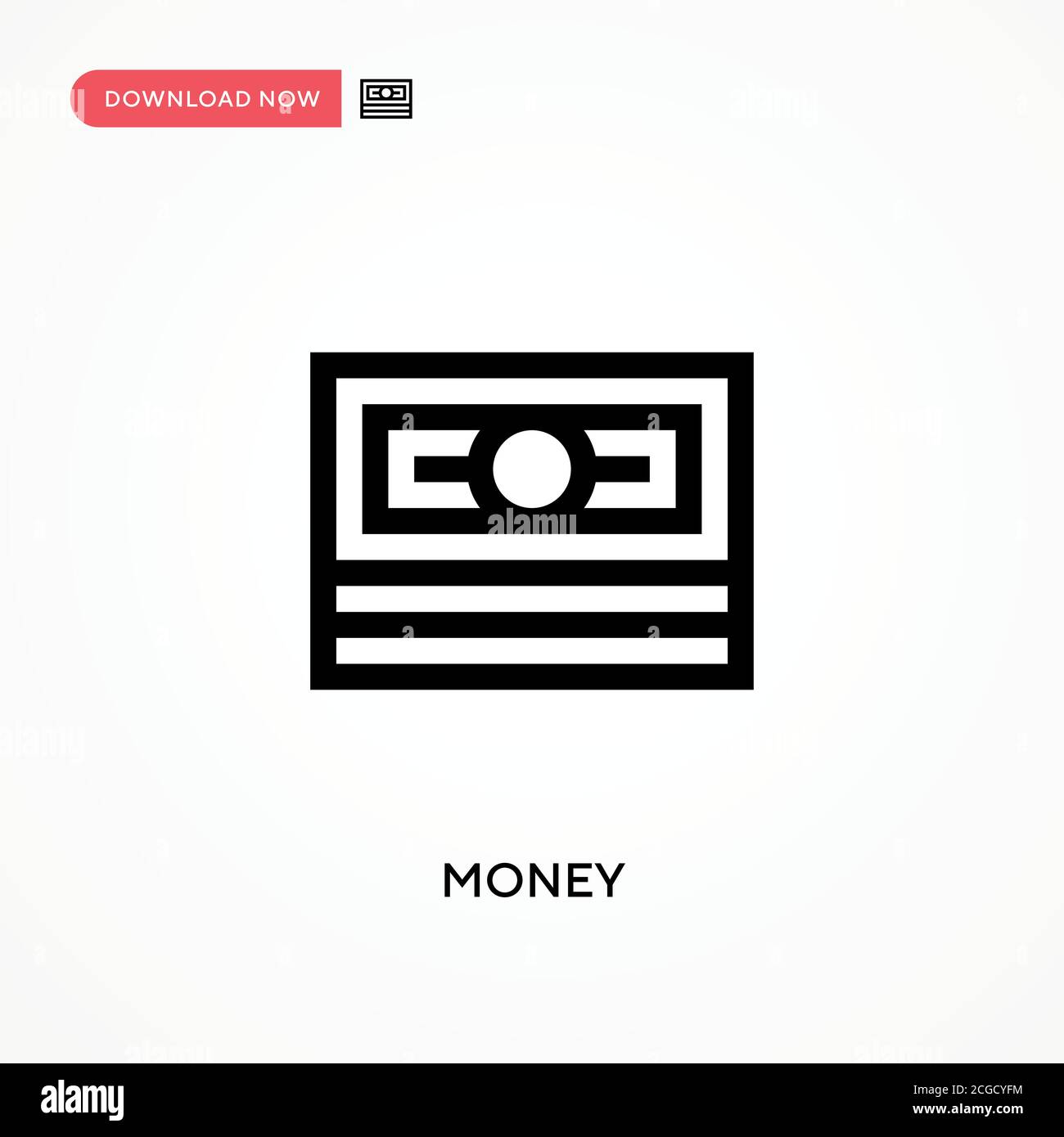 Money Simple vector icon. Modern, simple flat vector illustration for ...
