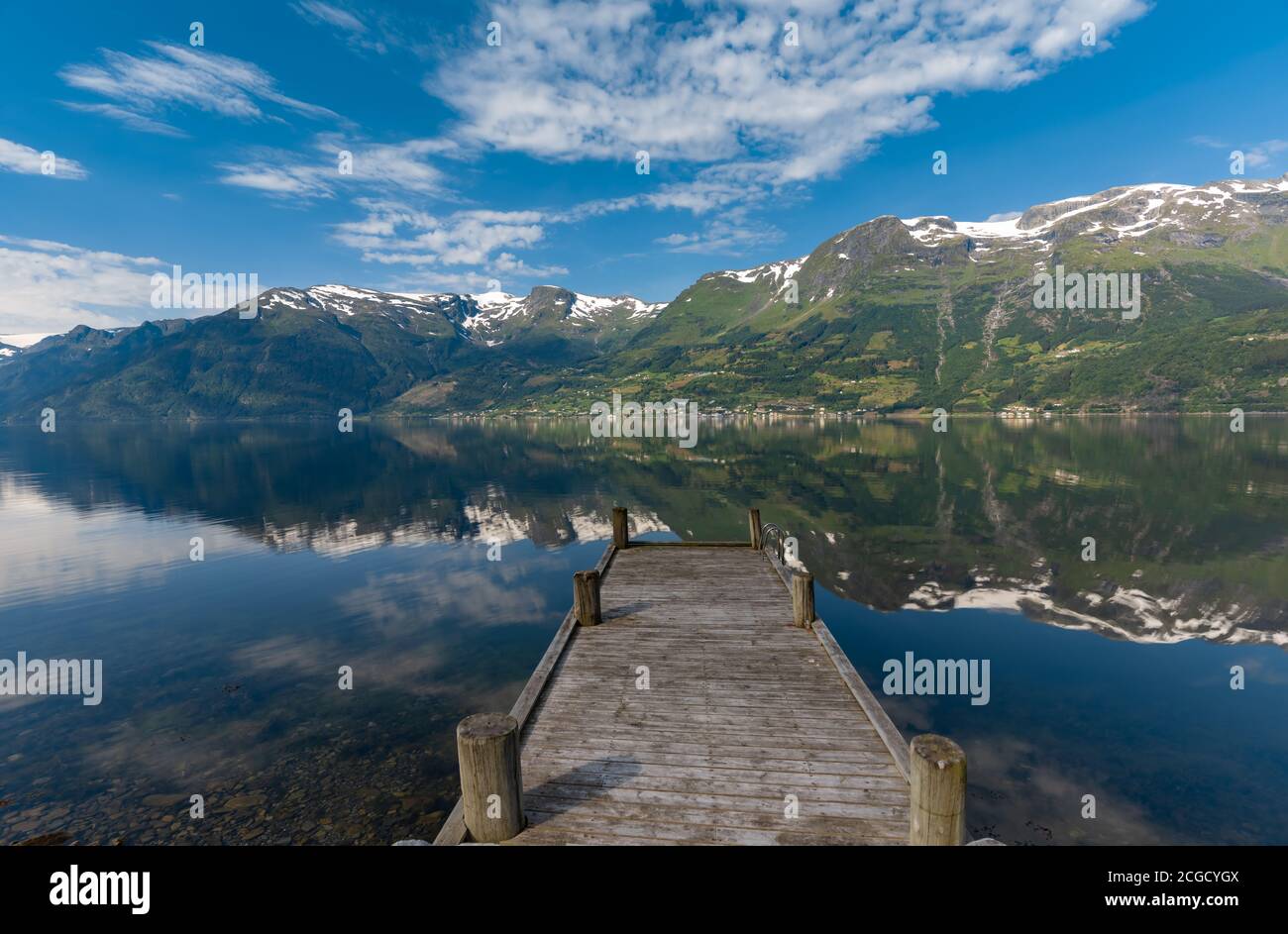 Breathtaking landscapes along the Hardanger fjord and its inner ...