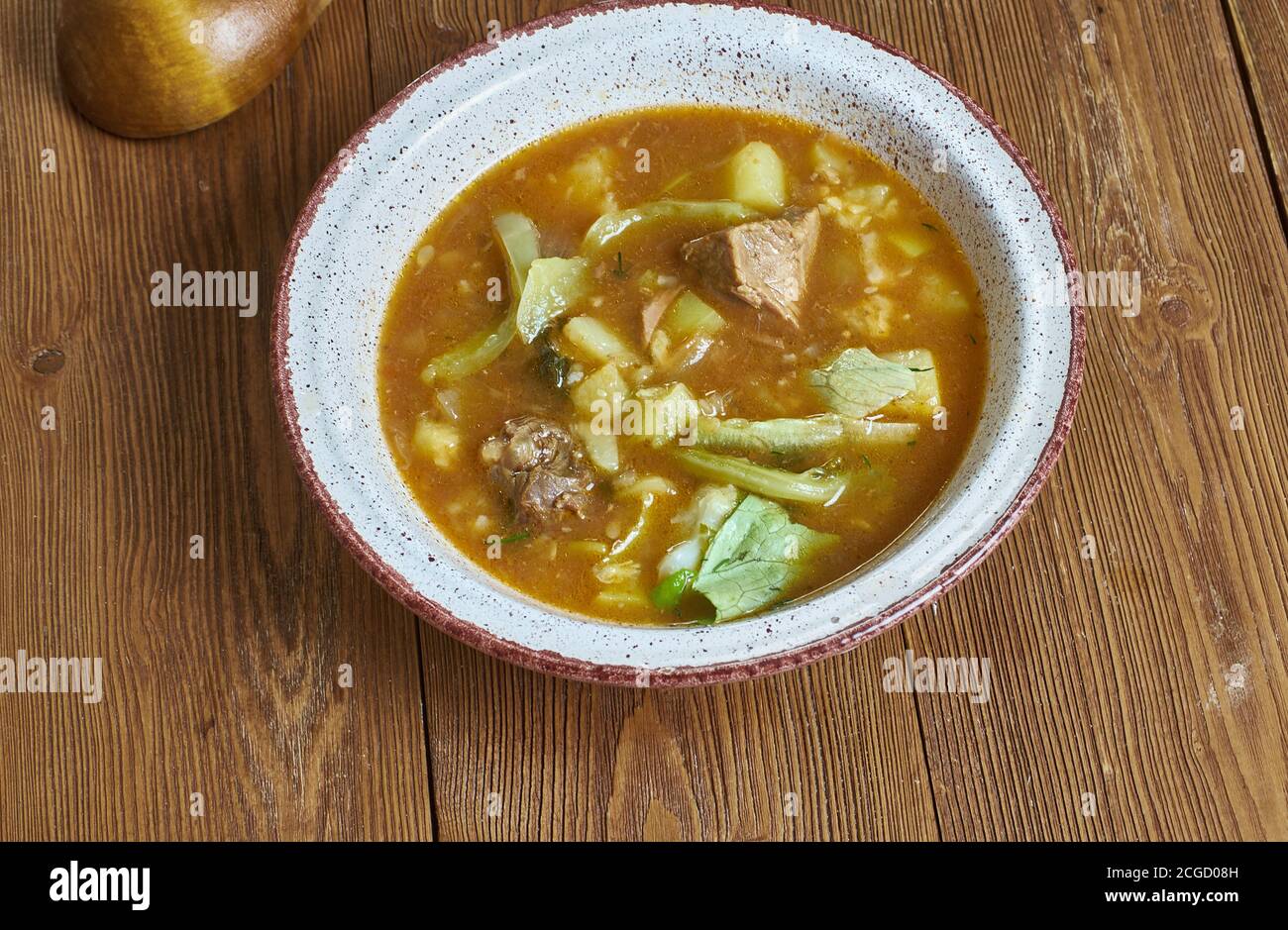 Kawlata - traditional Maltese dish pork soup Stock Photo - Alamy