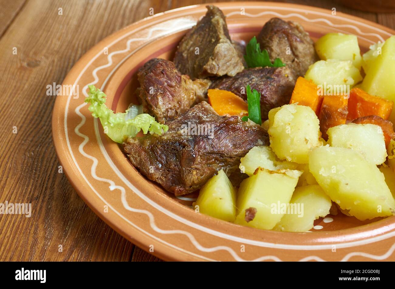 Boodog - Mongolian cuisine dish of barbecued goat or Tarbagan marmot ...