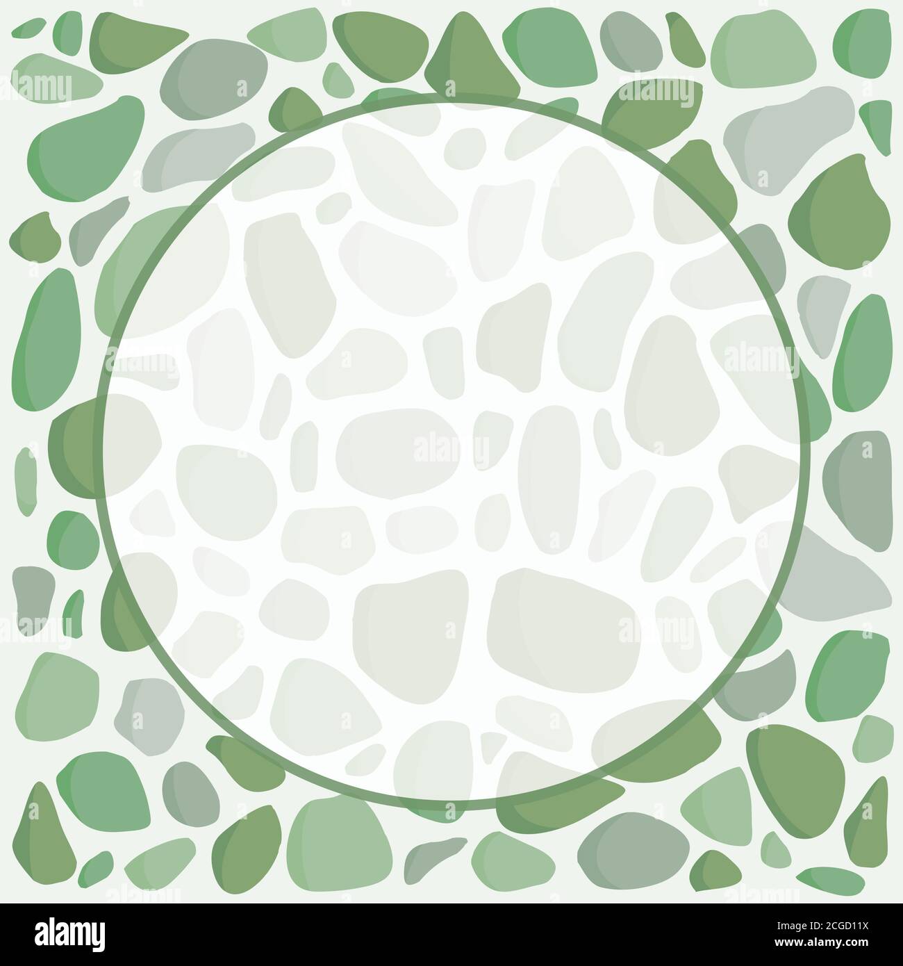 Natural pebbles texture background Stock Vector Images - Alamy