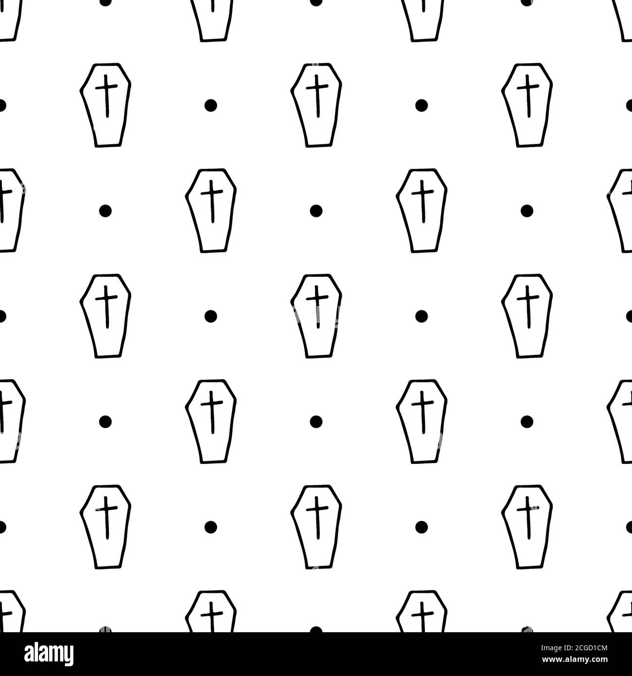 Coffins pattern hi-res stock photography and images - Alamy