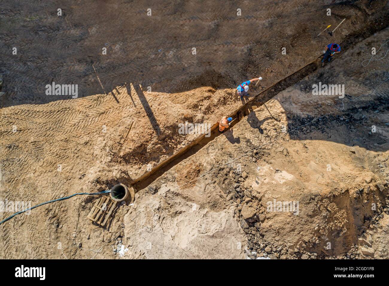 Trench system view hi-res stock photography and images - Alamy