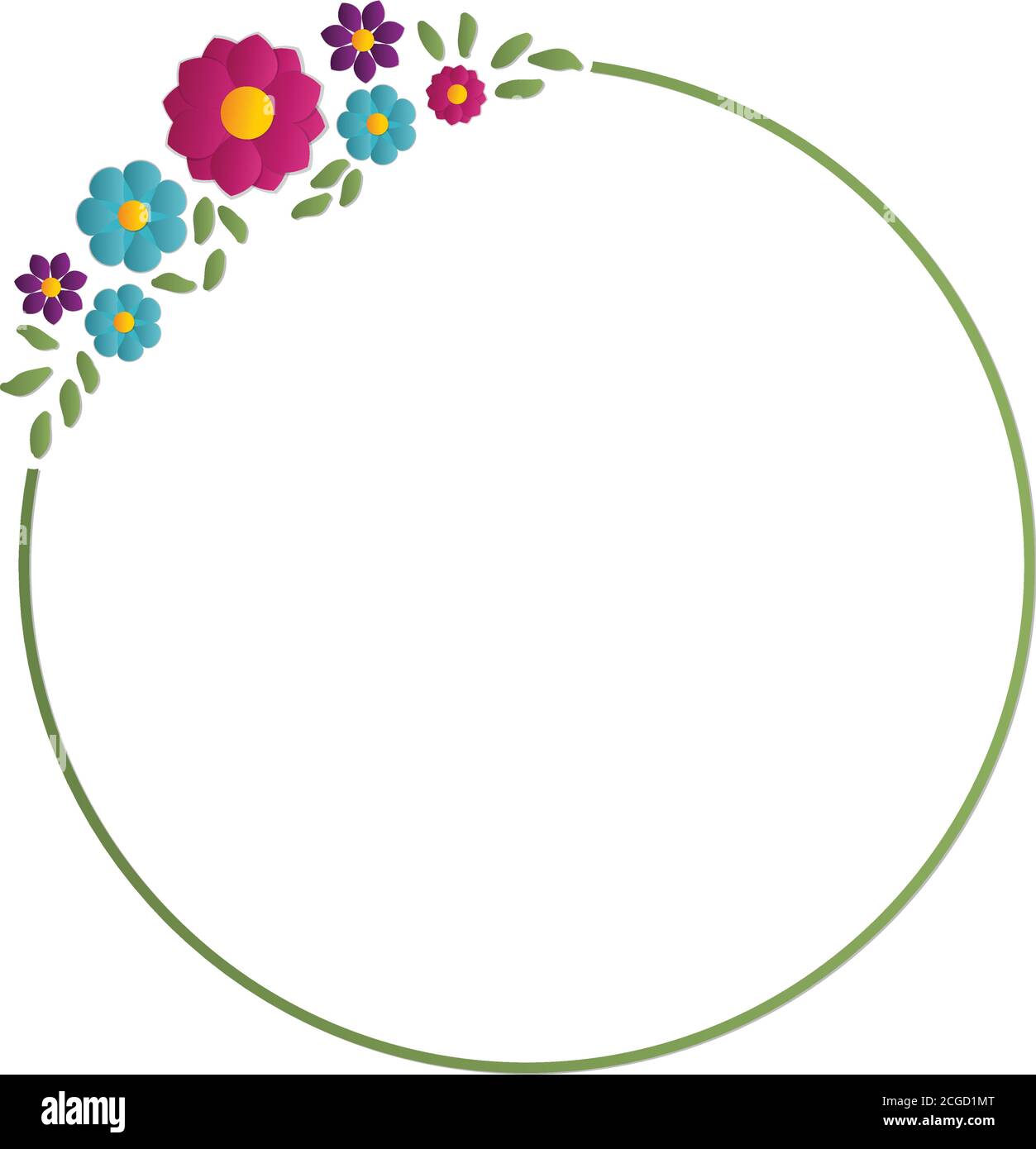 flower ,cut out style, vector graphic design element Stock Vector Image ...