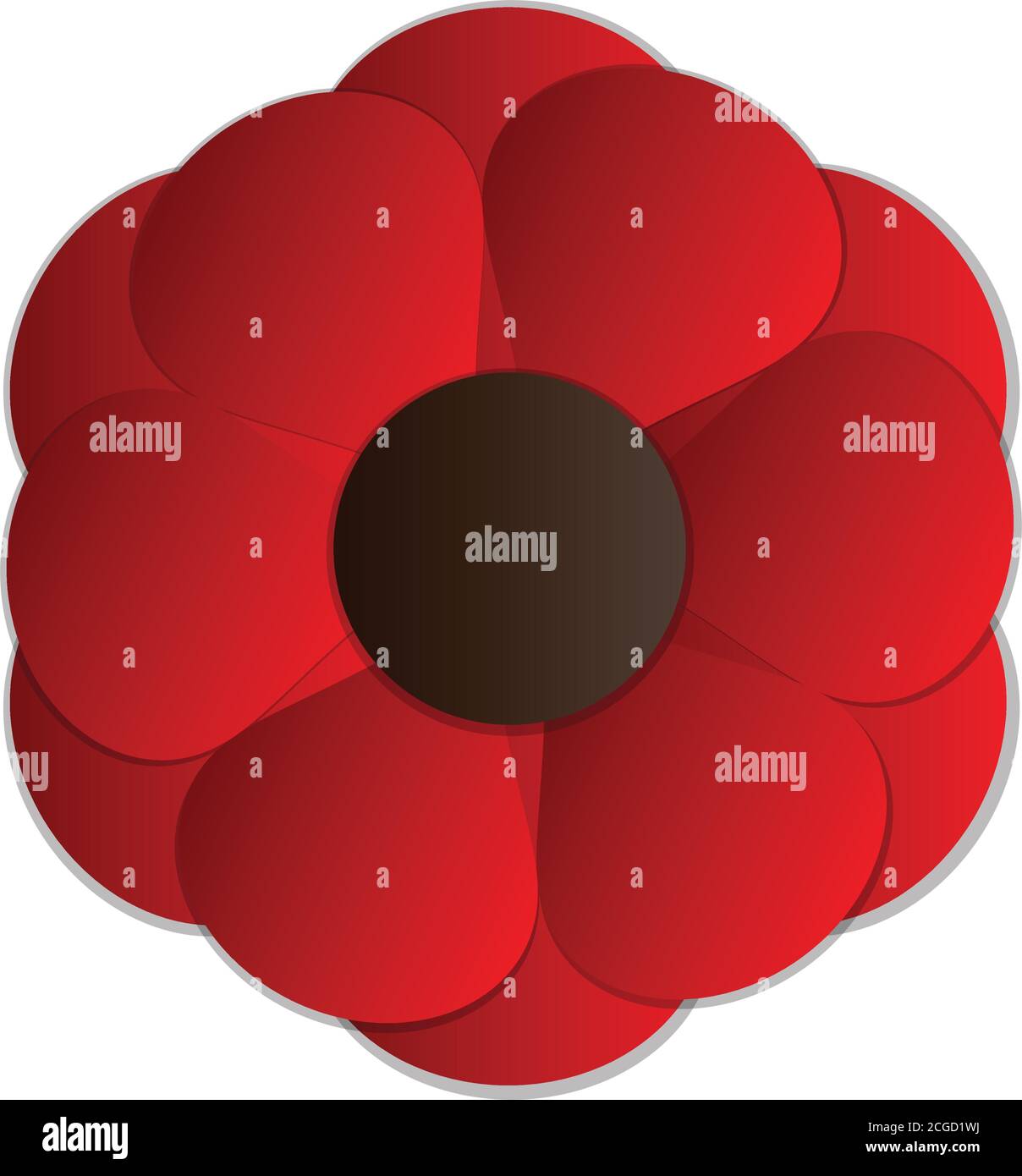 flower ,cut out style, vector graphic design element Stock Vector Image ...