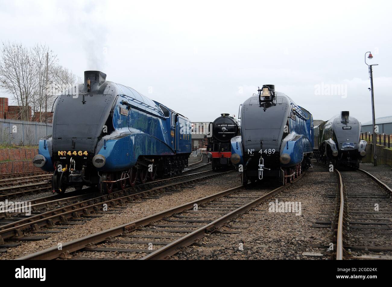 A2 pacific blue peter steam locomotive hi-res stock photography and ...