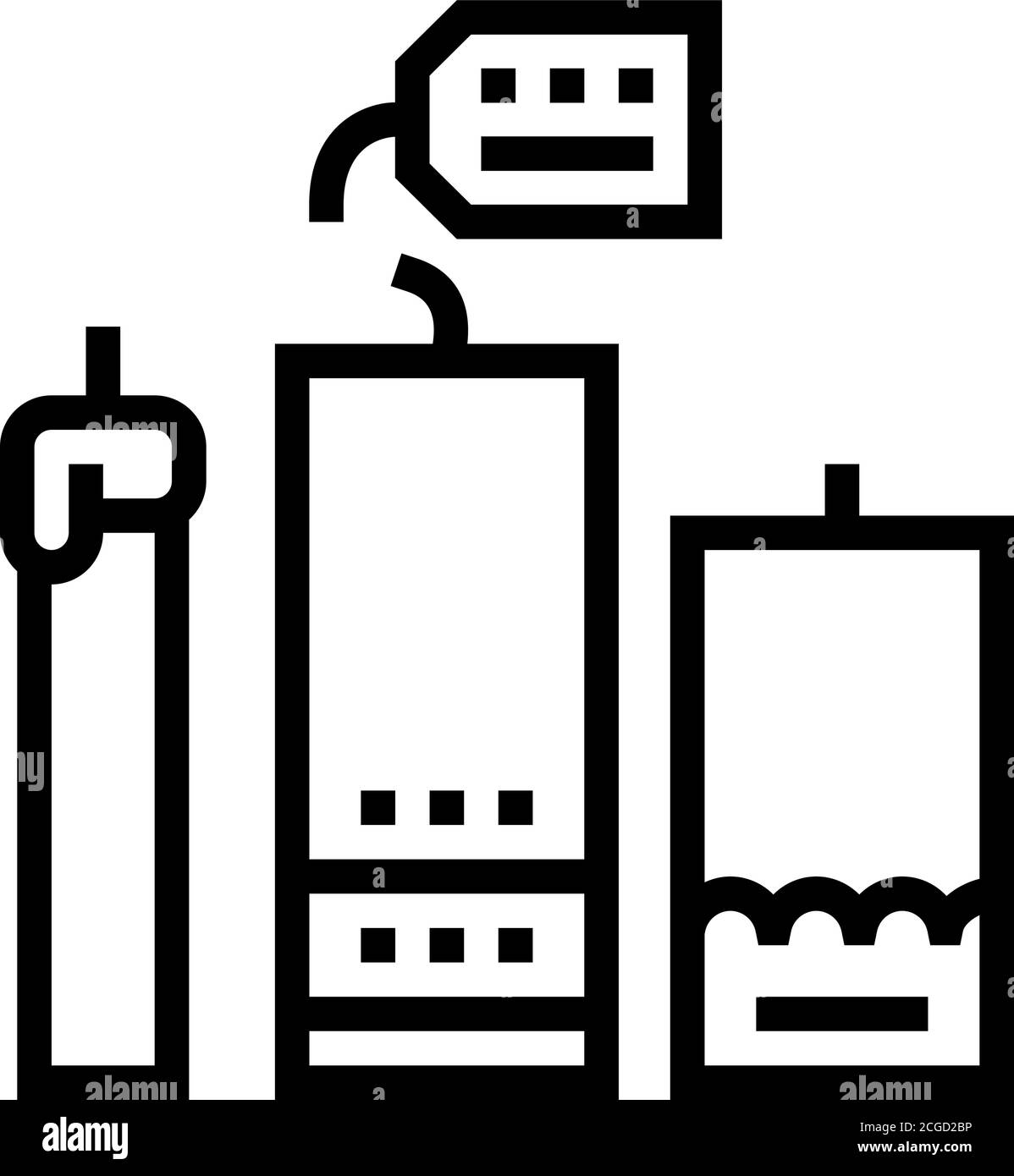 Homemade clothes line Stock Vector Images - Alamy