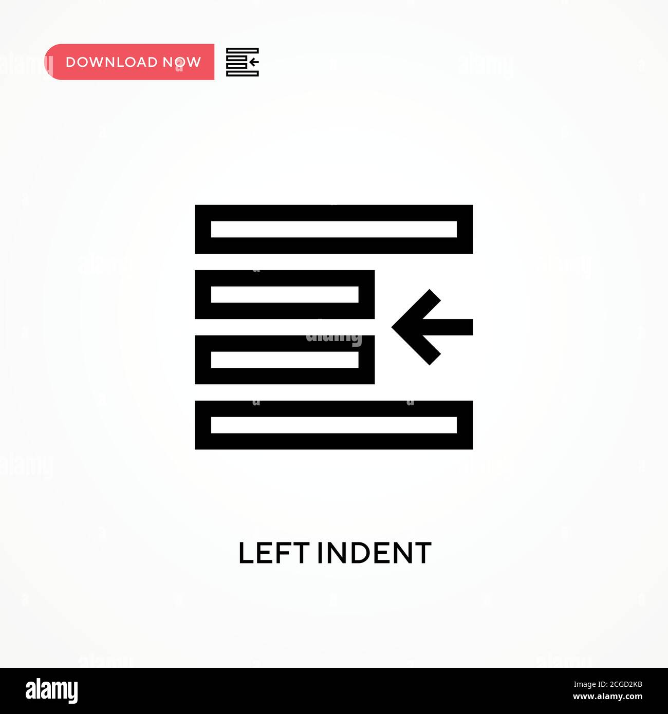 Indent vector vectors hi-res stock photography and images - Alamy