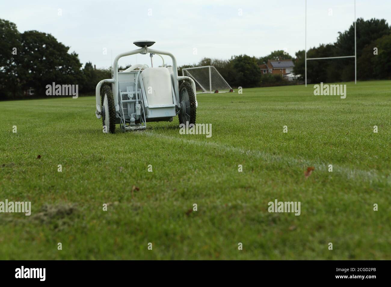 Line marking machine hi-res stock photography and images - Alamy