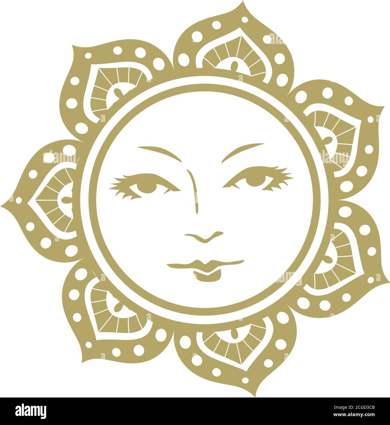 Gold Sun, vector Stock Vector Image & Art - Alamy