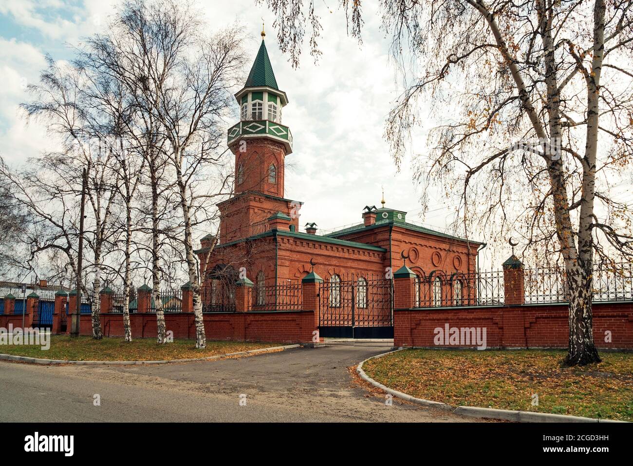 The ancient Tatar mosque (1892), a monument of cult Muslim architecture ...