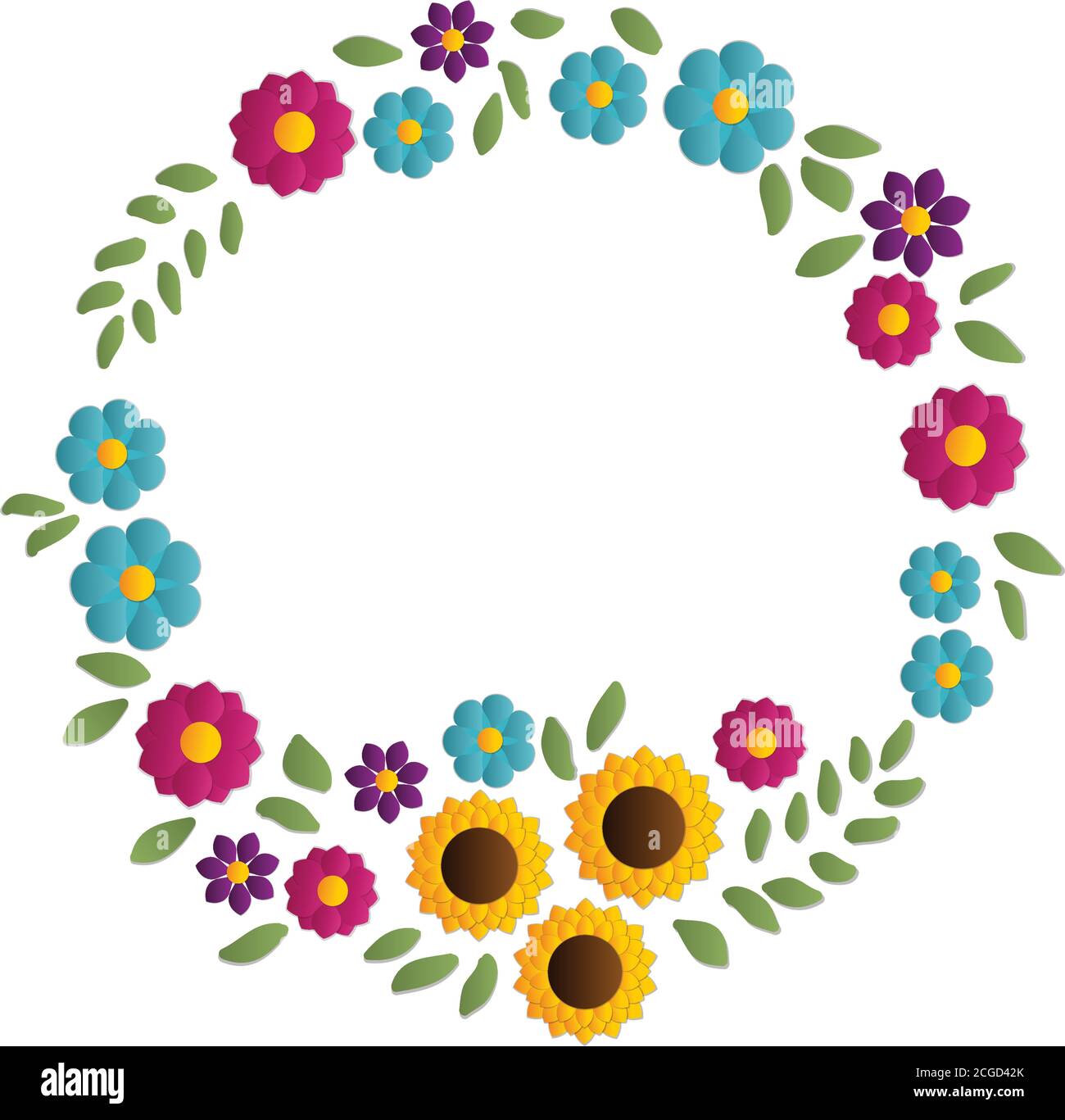 flower ,cut out style, vector graphic design element Stock Vector Image ...