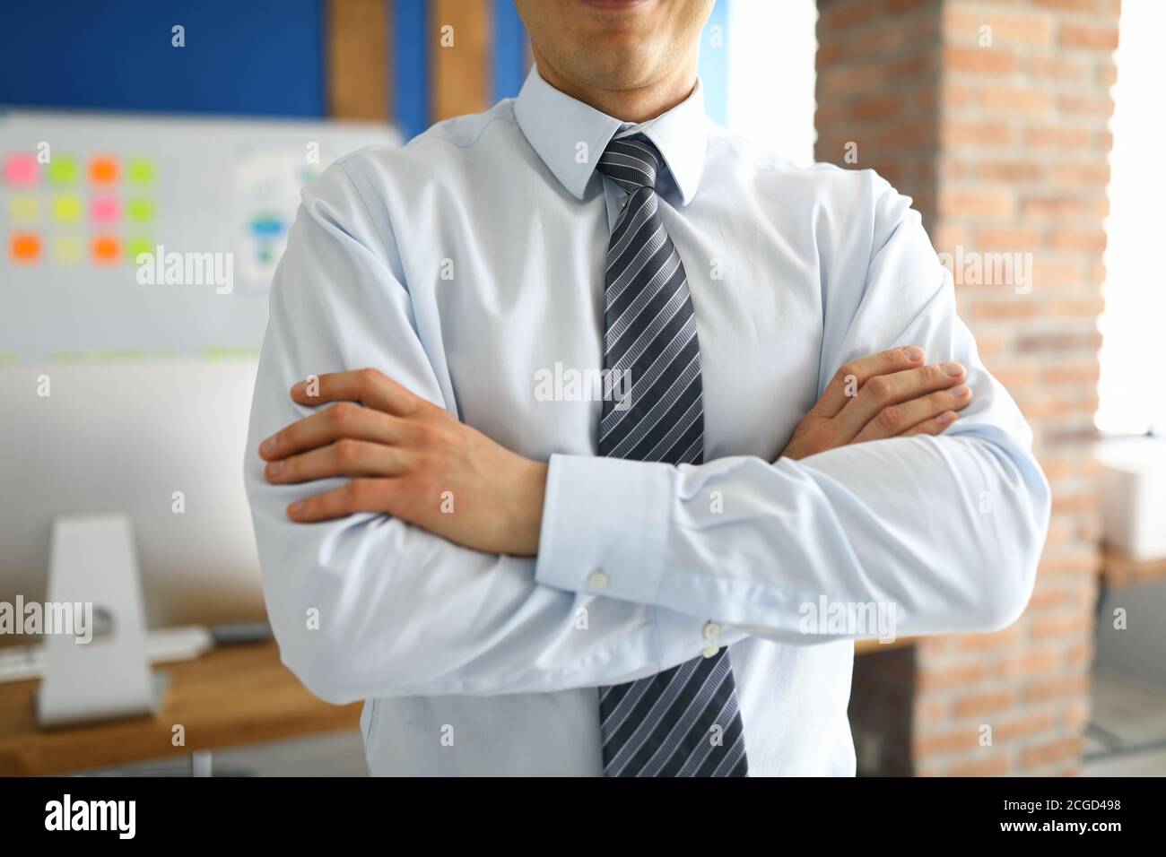 Worker employee tie hi-res stock photography and images - Alamy