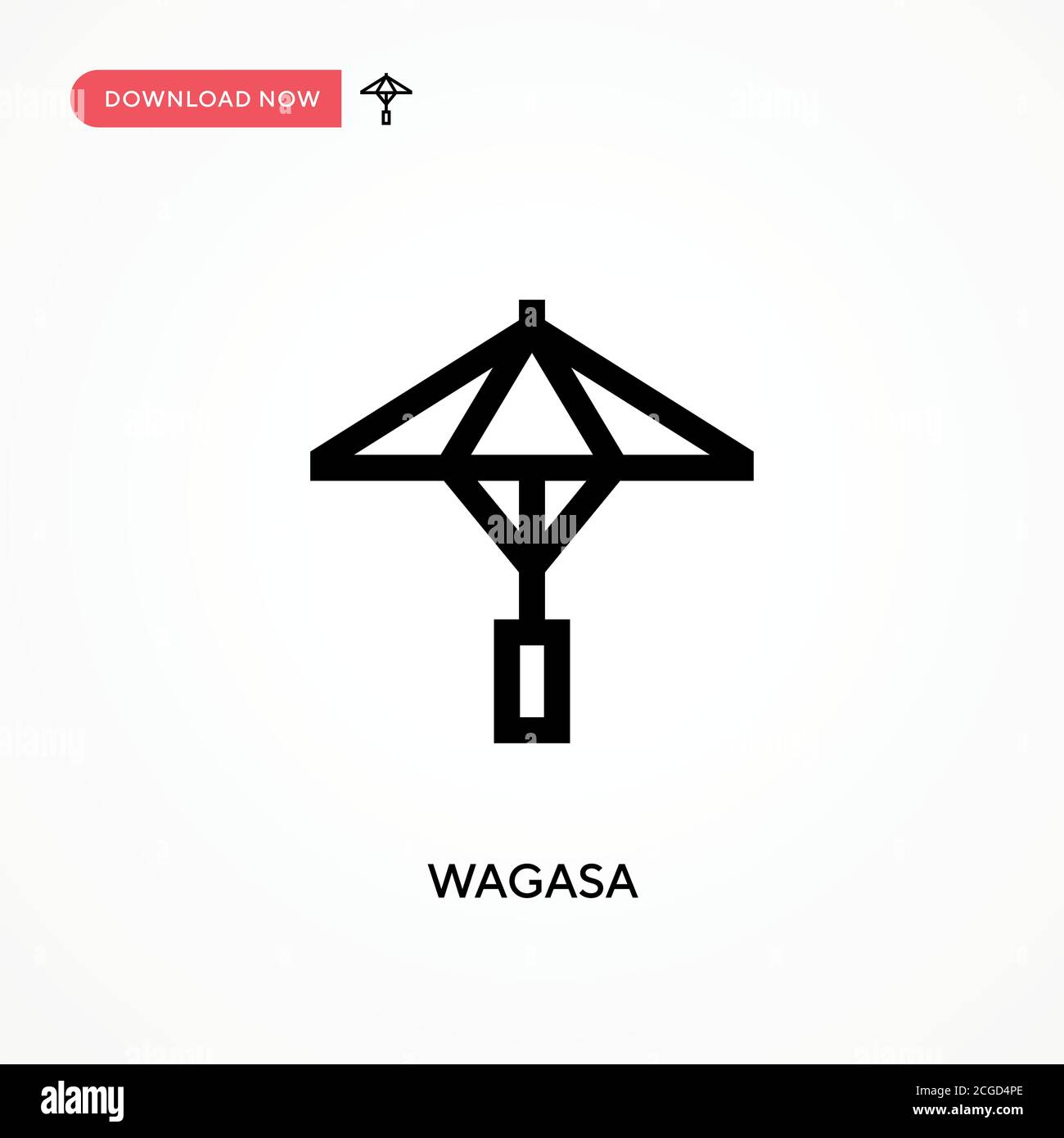 Red wagasa Stock Vector Images - Alamy