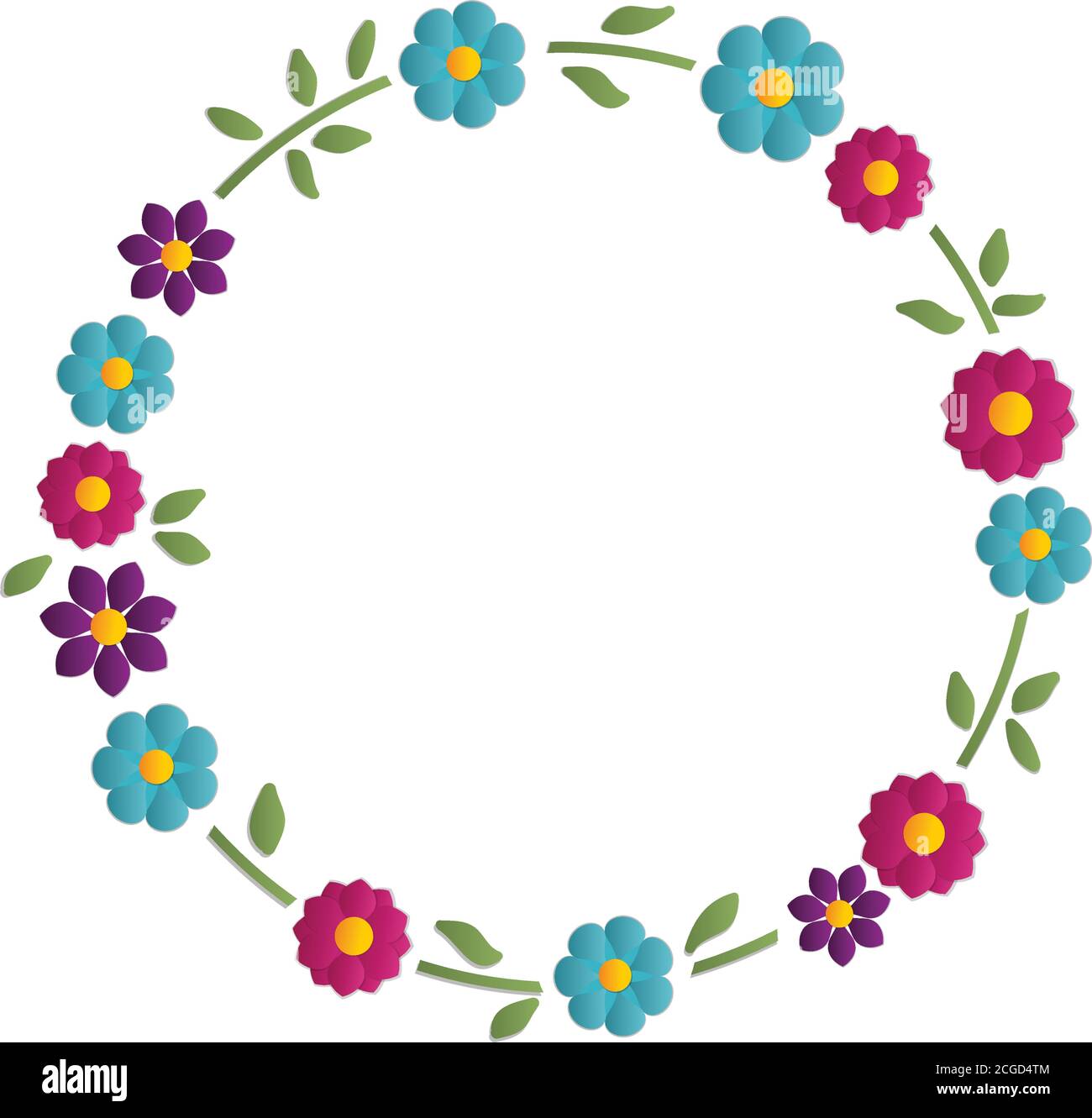 flower ,cut out style, vector graphic design element Stock Vector Image ...