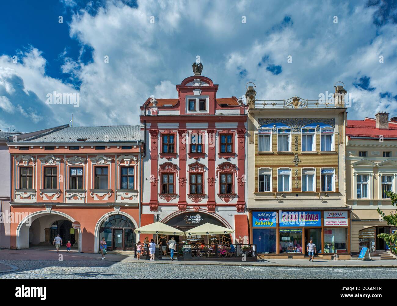 Pedestrian zone in zlinsky hi-res stock photography and images - Alamy