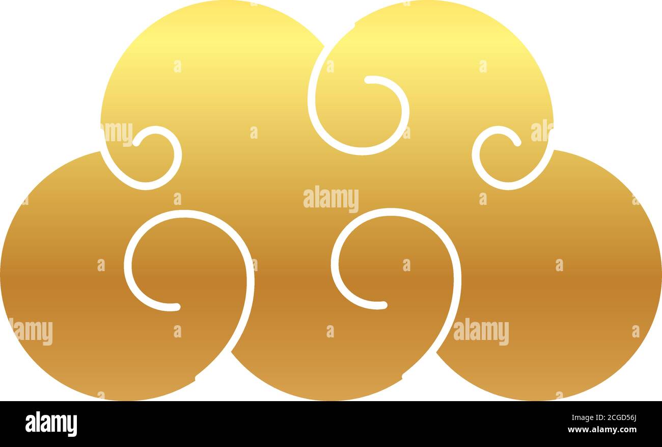cloud icon, gradient style, vector illustration Stock Vector Image ...