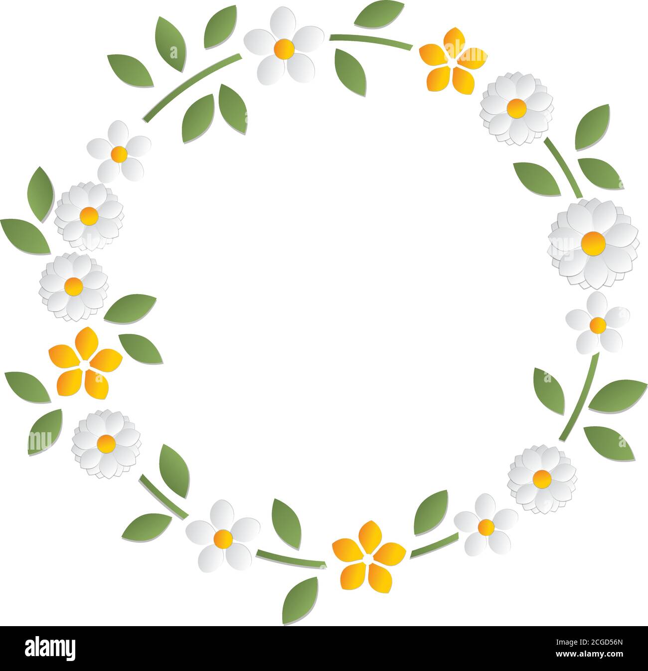 flower ,cut out style, vector graphic design element Stock Vector Image ...