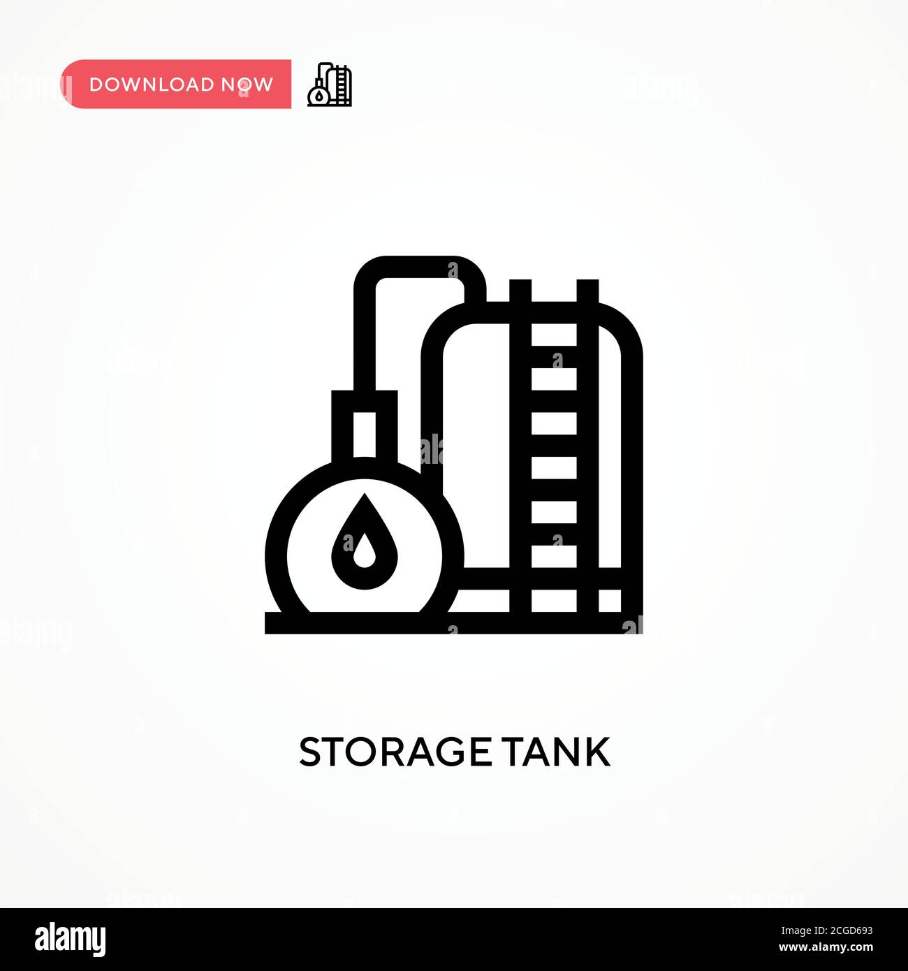 Liquid gas terminal Stock Vector Images - Alamy
