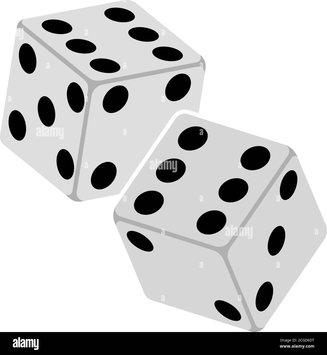 Cast dice Stock Vector Images - Alamy