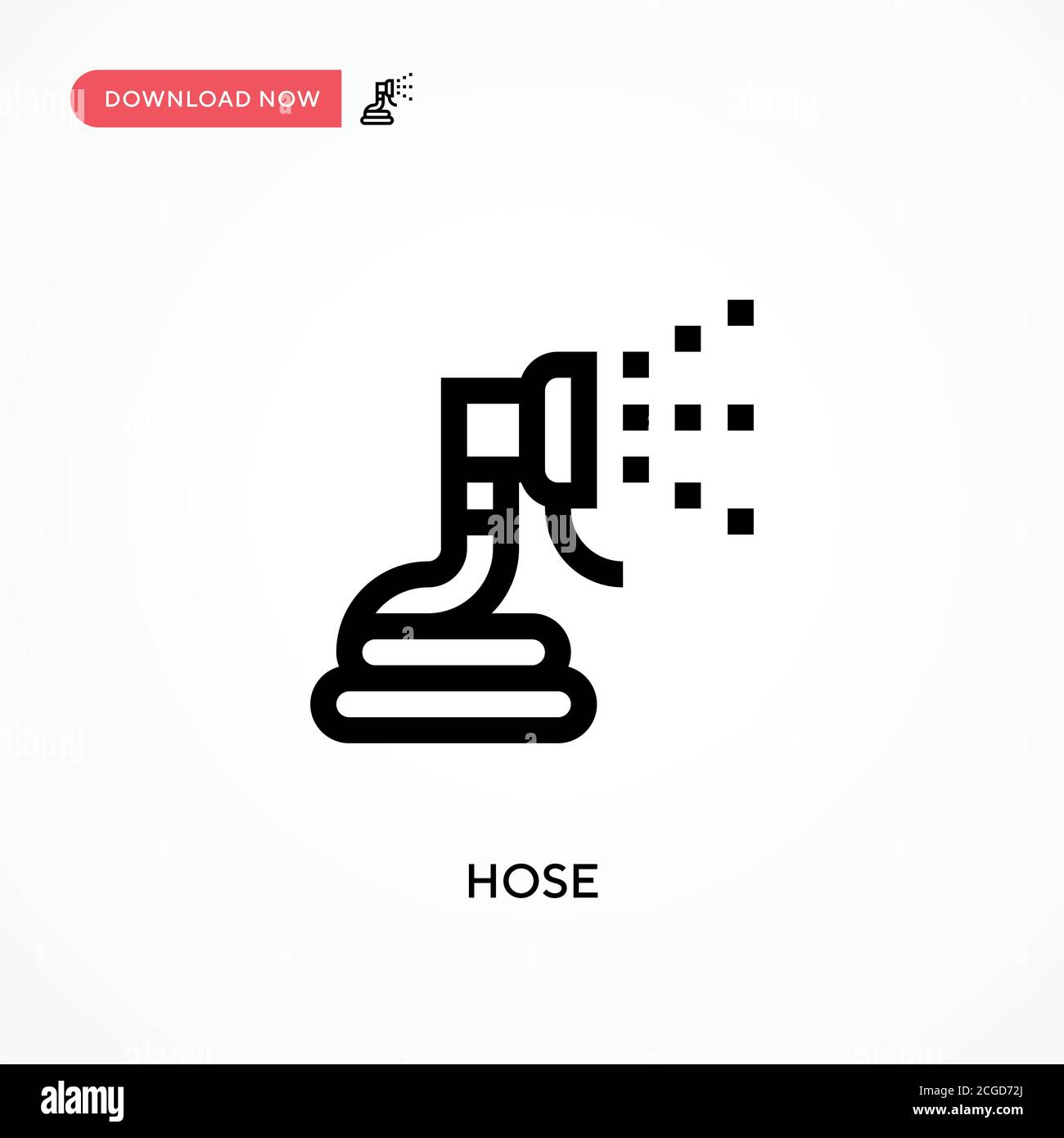 Hose Reel Irrigation Stock Vector Images - Alamy