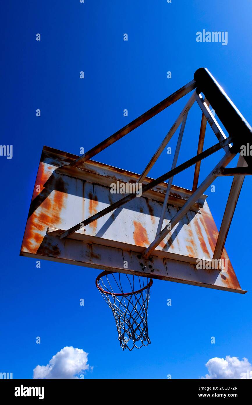 Basketball Hoop Vintage Retro High Resolution Stock Photography and ...