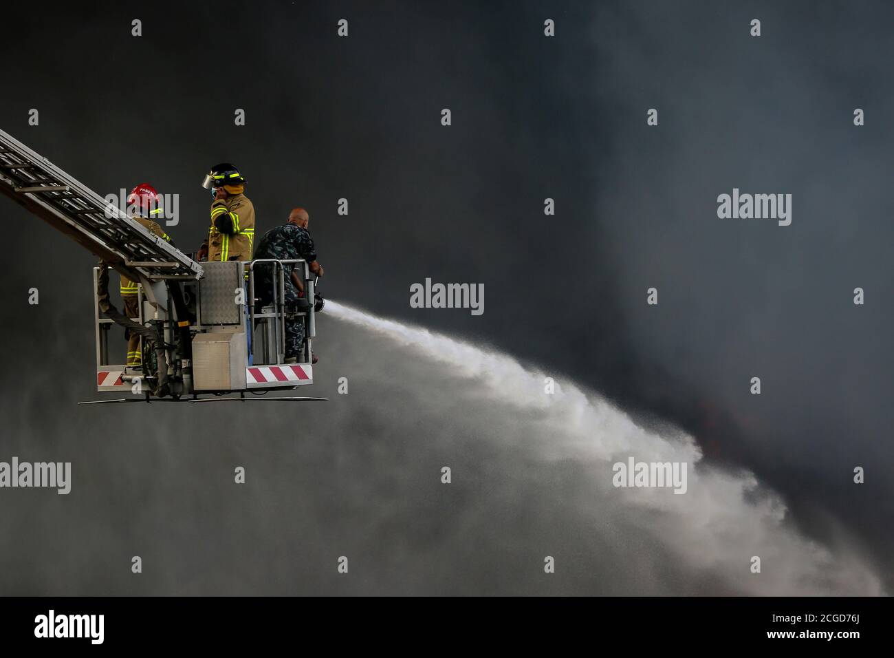 Beirut port fire hi-res stock photography and images - Alamy