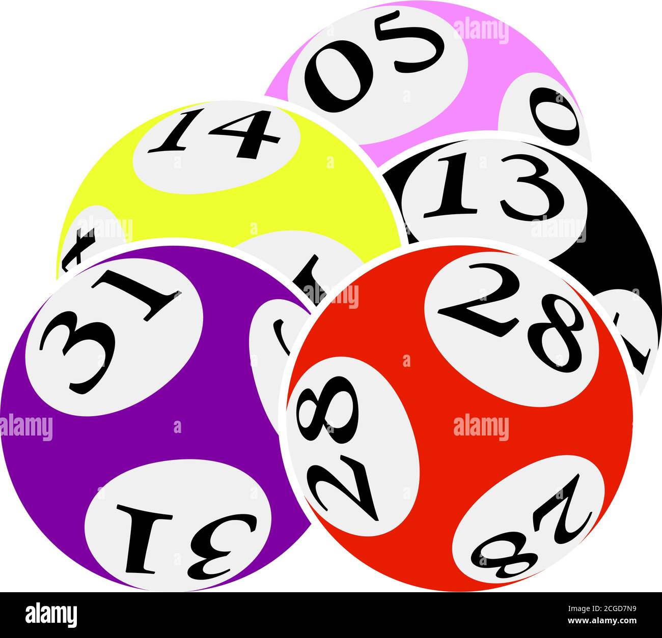 Lotto sphere Cut Out Stock Images & Pictures - Alamy