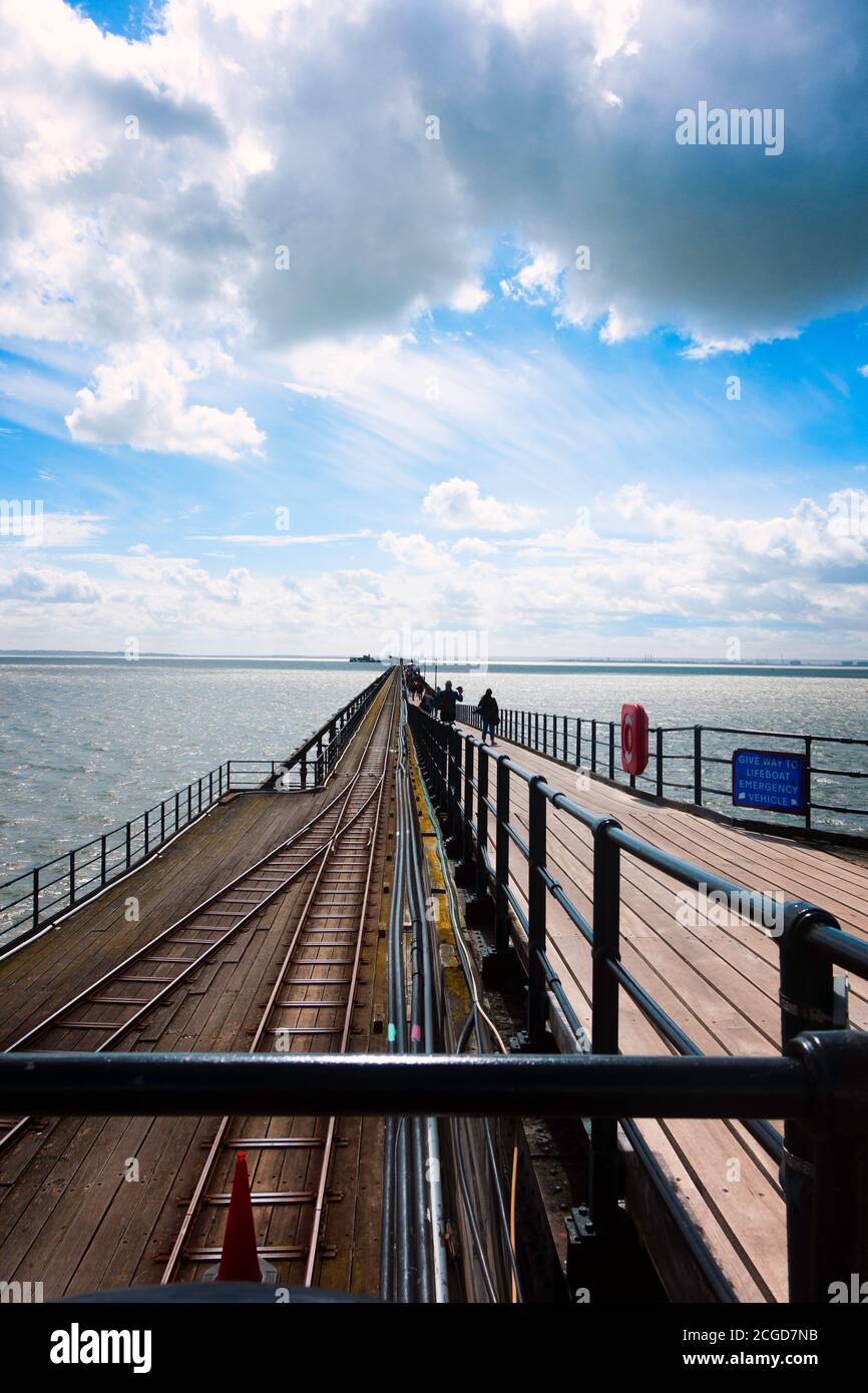 Southend pier water hi-res stock photography and images - Alamy