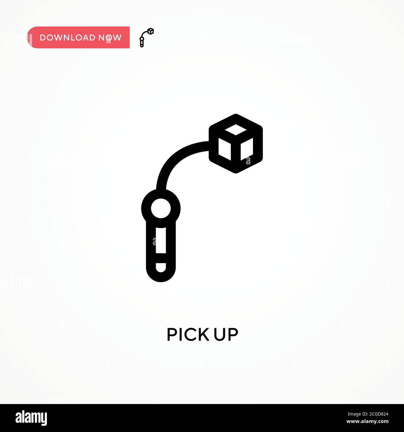 Back of pick up truck illustration Cut Out Stock Images & Pictures - Alamy