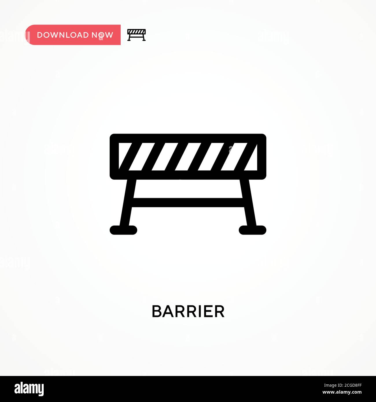 Construction site barriers Stock Vector Images - Alamy