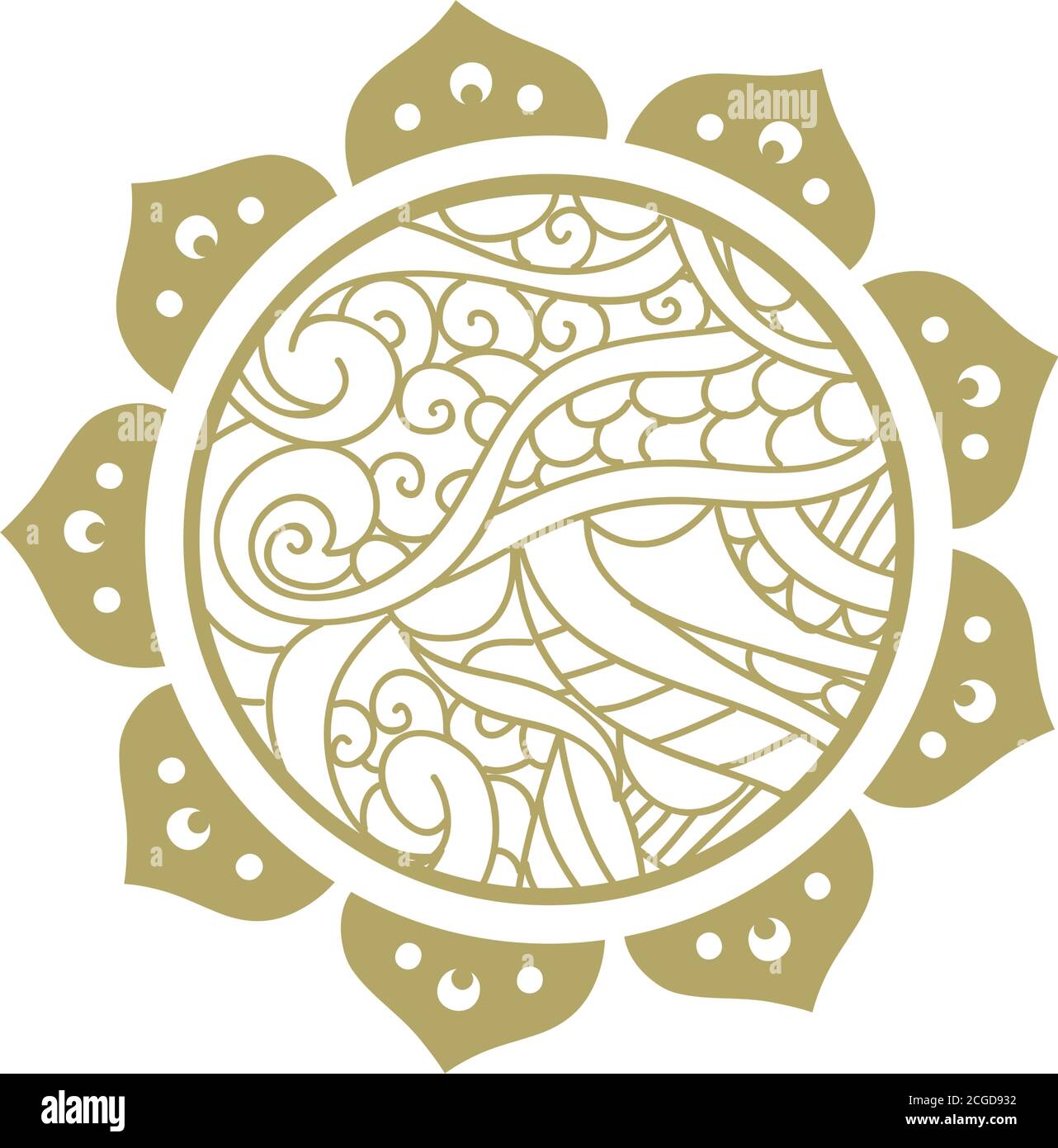 Gold Sun, vector Stock Vector Image & Art - Alamy