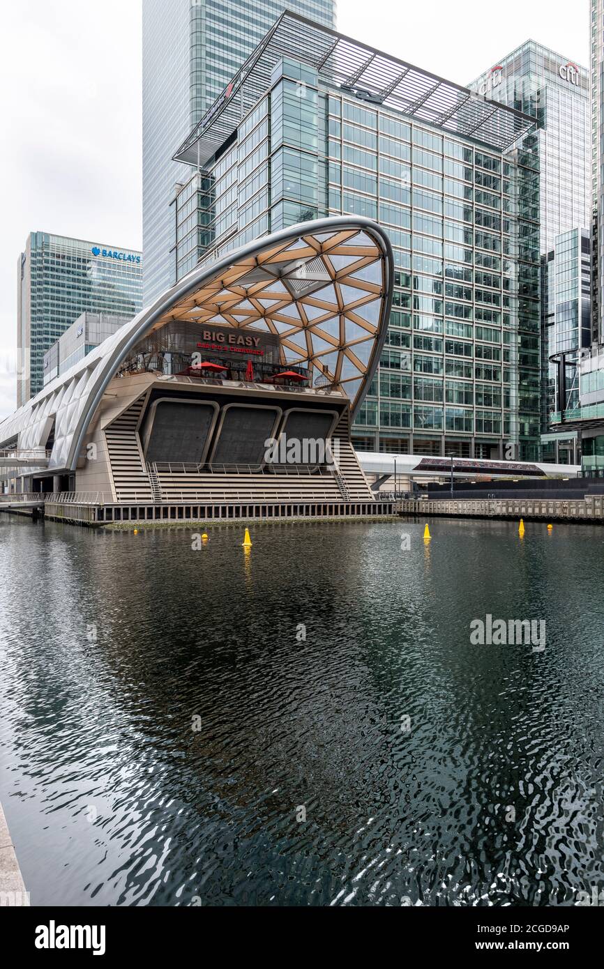 Crossrail Place is a gigantic new building that covers the new Canary ...