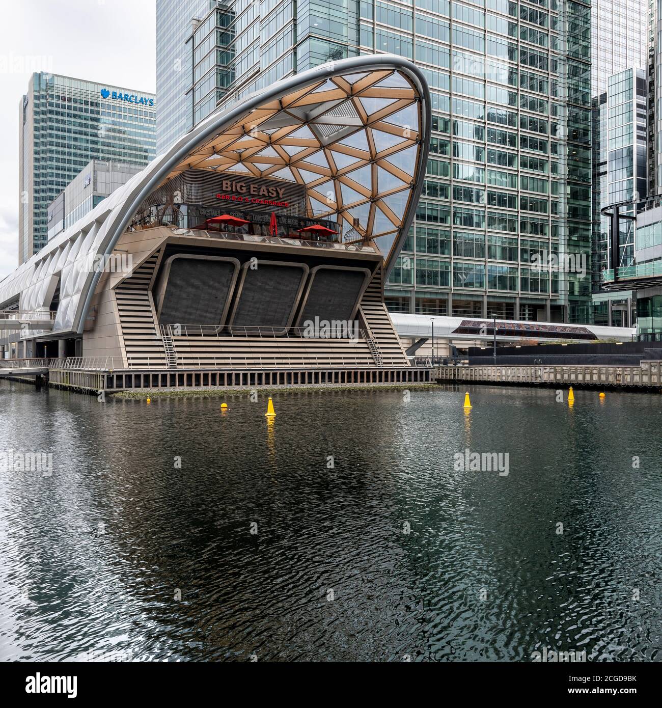 Crossrail Place is a gigantic new building that covers the new Canary ...