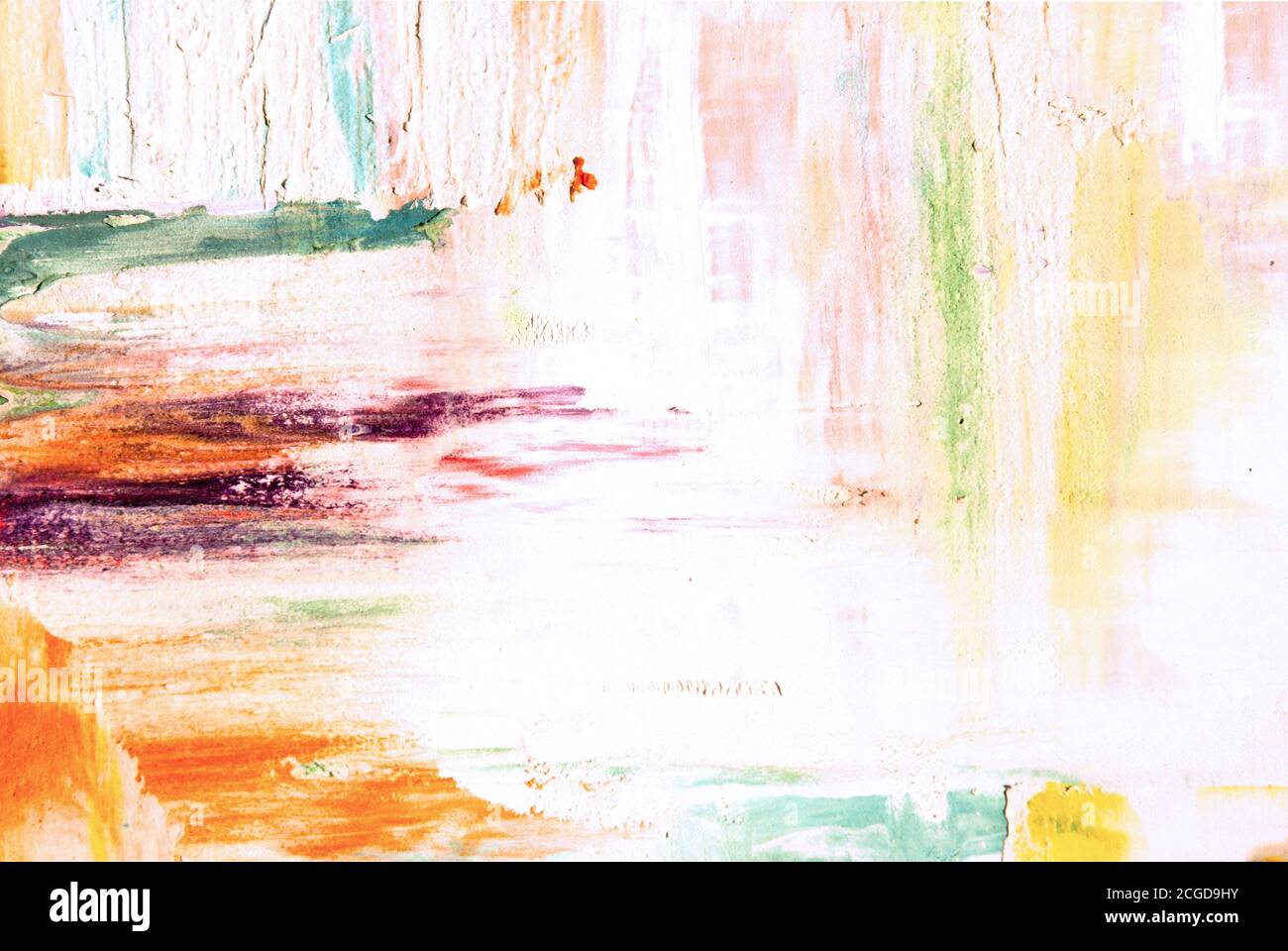 colorful smears of paint on canvas Stock Photo - Alamy