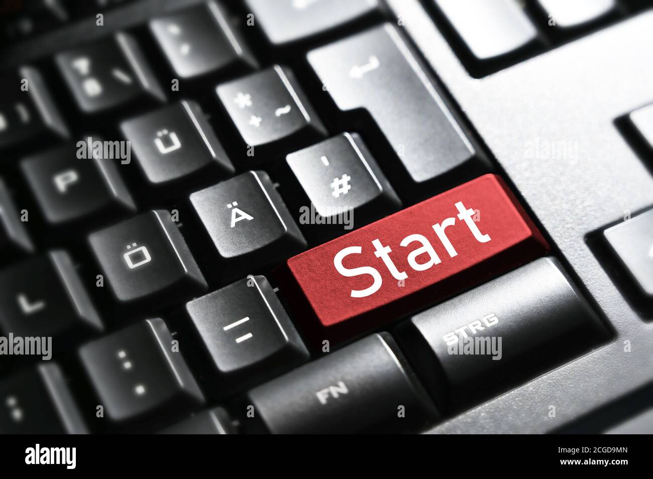 Start , Keyboard button Stock Photo - Alamy