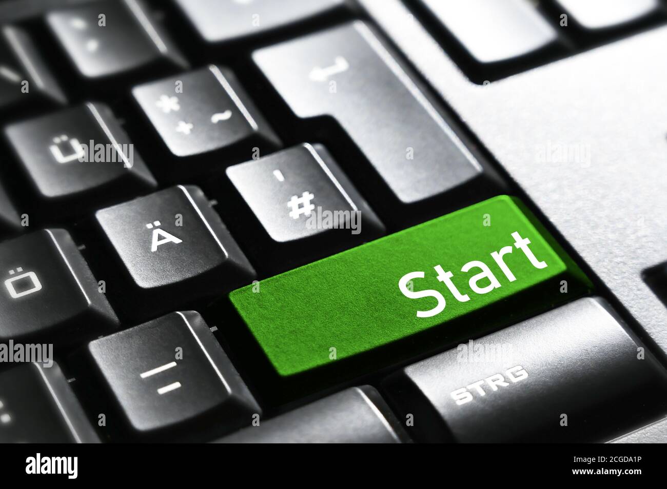 Start , Keyboard button Stock Photo - Alamy