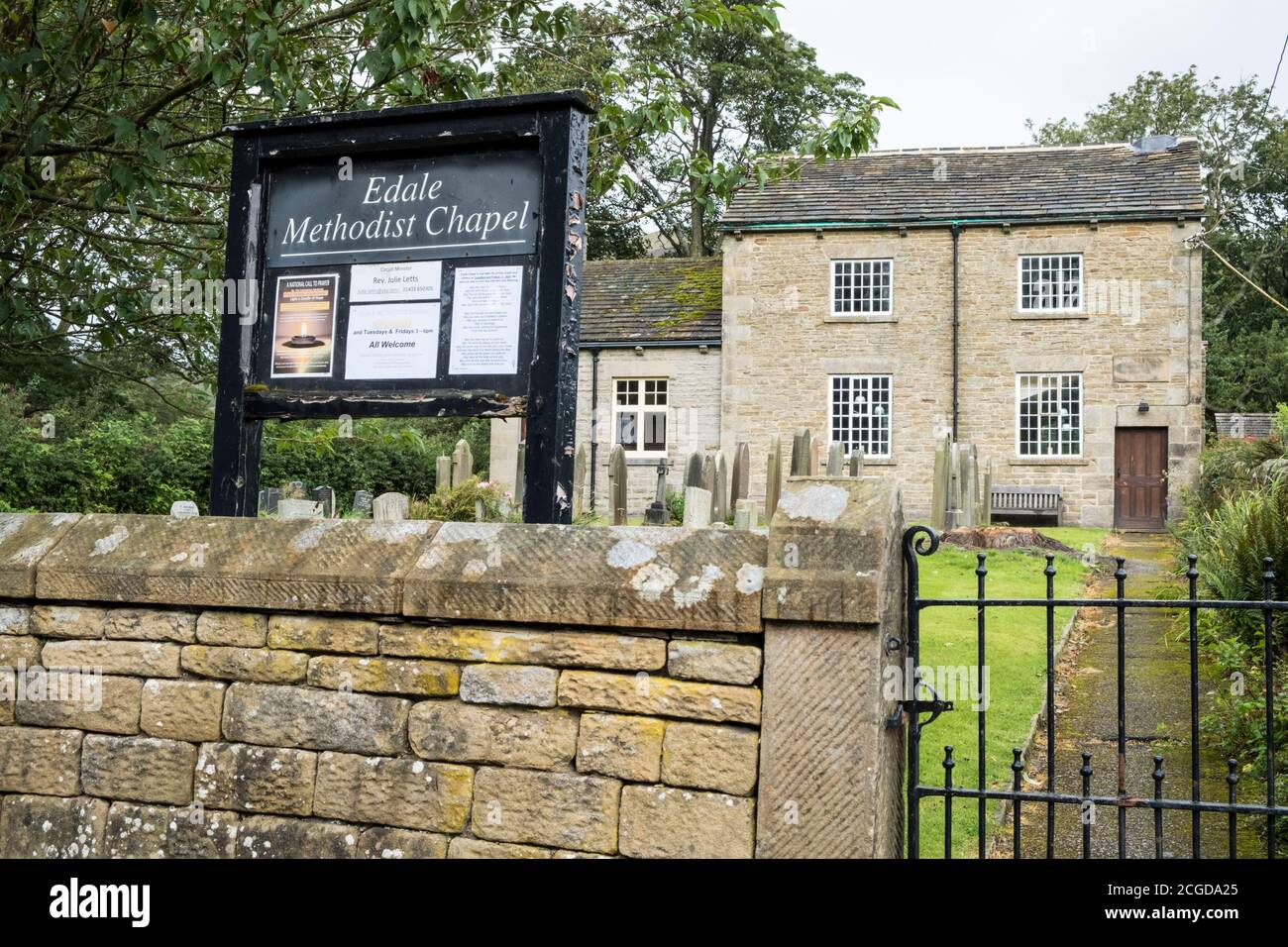 Edale Methodist Chapel, Barber Booth, Derbyshire, England, UK Stock ...