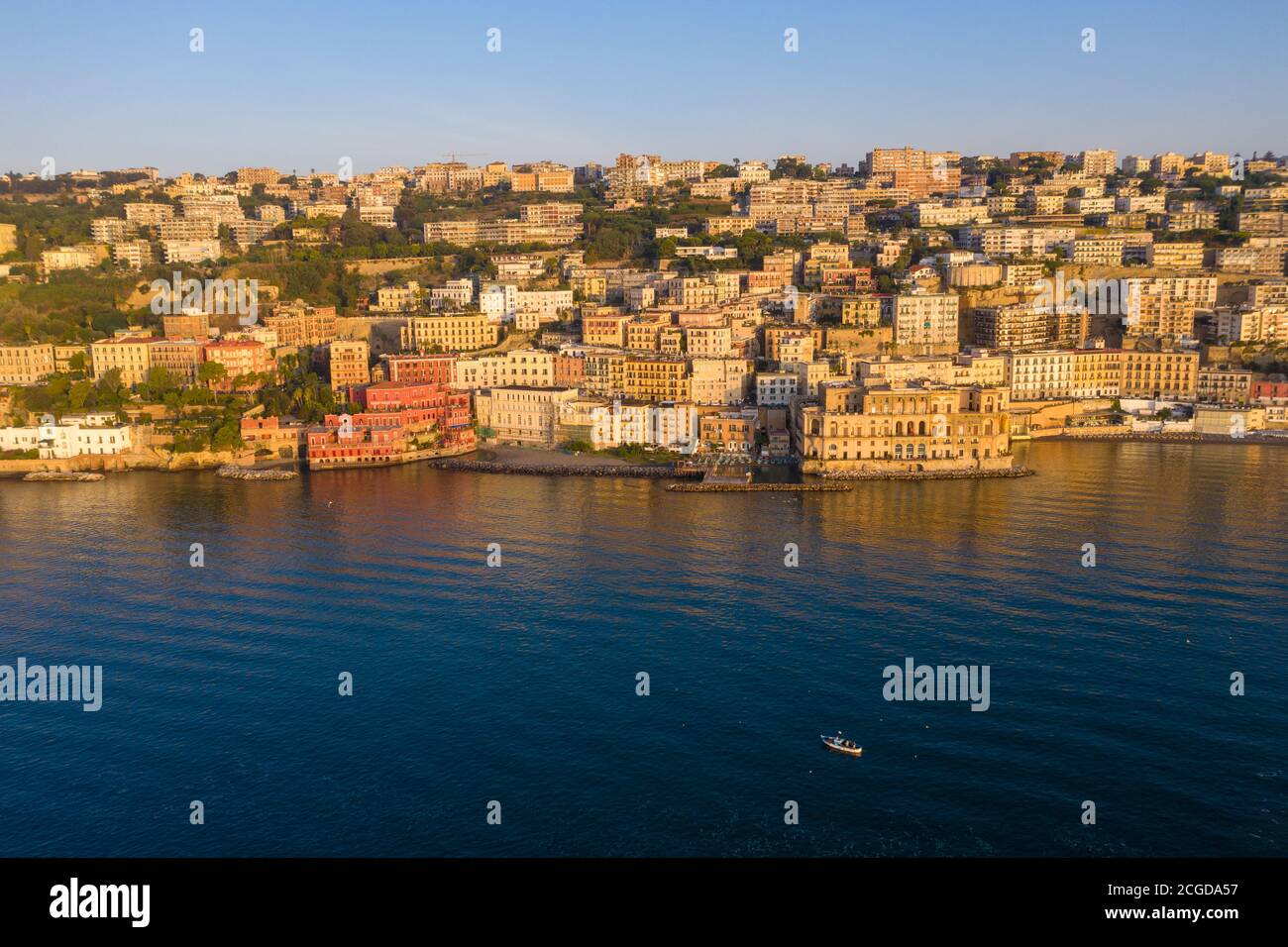 Palazzo donn'Anna, Napoli, Posillipo Stock Photo - Alamy