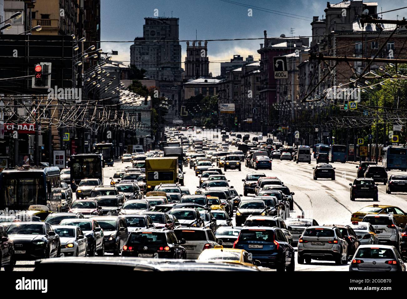 Russia, Moscow. Leninsky Avenue Stock Photo - Alamy