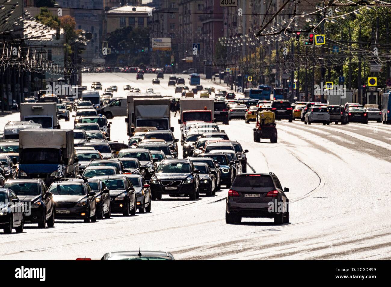 Russia, Moscow. Leninsky Avenue Stock Photo - Alamy