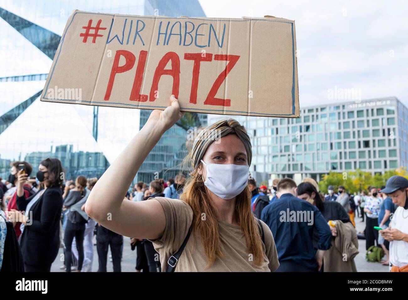 Welcome refugee germany hi-res stock photography and images - Alamy