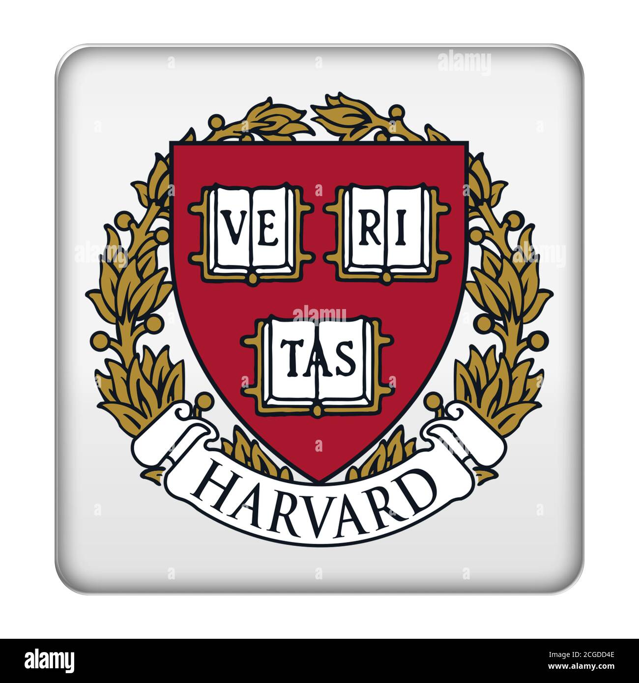 Harvard university logo icon symbol hi-res stock photography and images ...