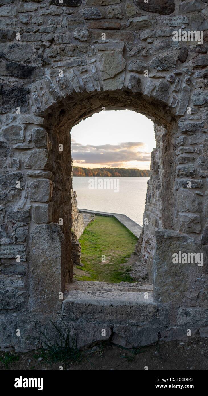 Koknese medieval castle ruins hi-res stock photography and images - Alamy