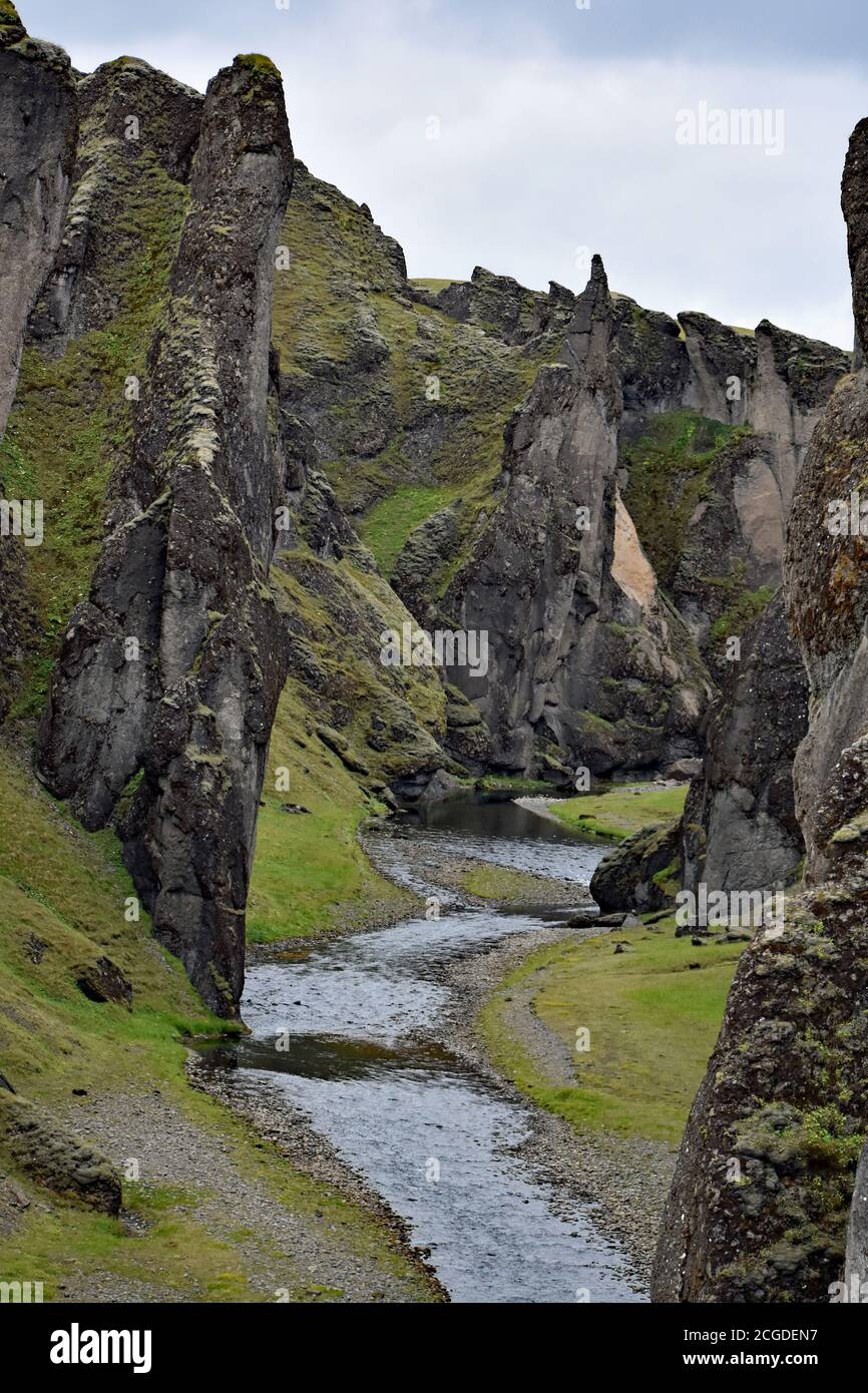 River canyon fjadrargljufur iceland hi-res stock photography and images ...