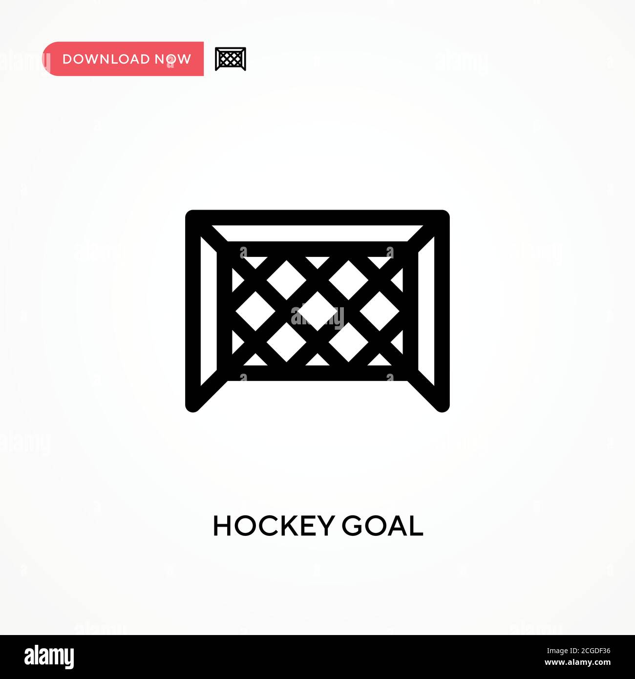 Goalkeeper hockey field view Stock Vector Images - Alamy