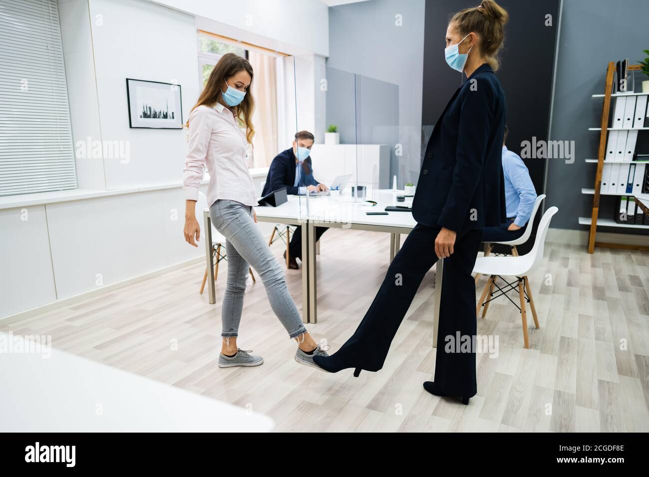 Worker feet up hi-res stock photography and images - Alamy