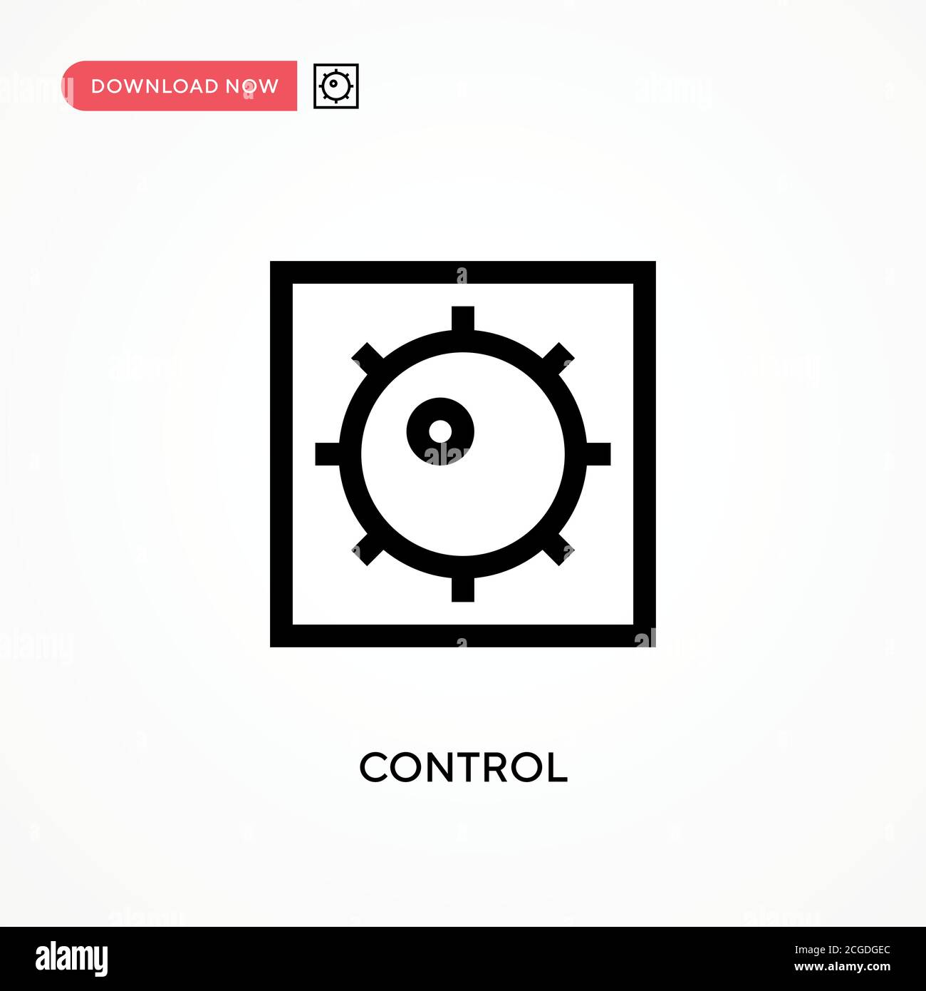 Control Simple vector icon. Modern, simple flat vector illustration for ...