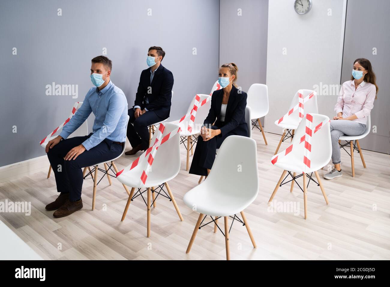 Interview line mask hi-res stock photography and images - Alamy