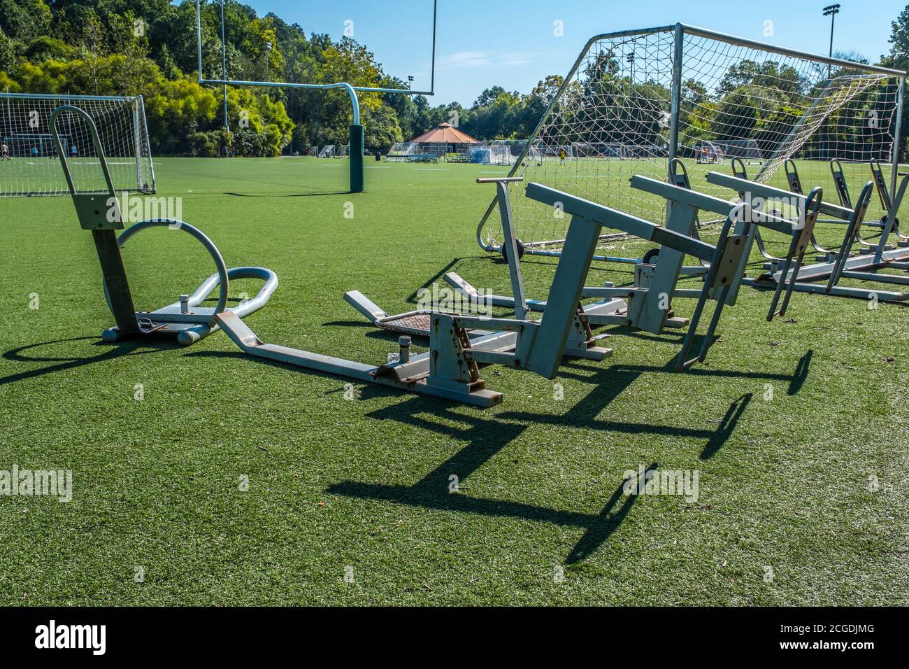 Football sled hi-res stock photography and images - Alamy